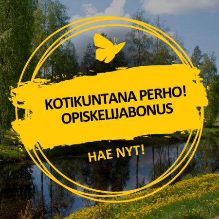 Kotikuntana Perho! -opiskelijabonus - Perhon kunta